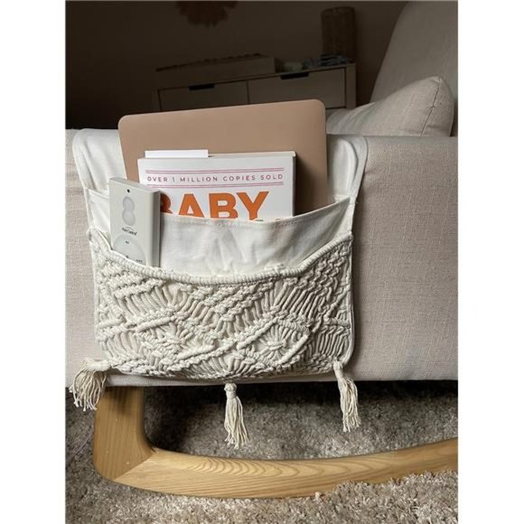 Storage & Organization | Conforming Macrame Sofa Armrest Organizer Remote Control Holder | Poshmark